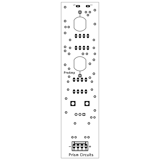 Prism Circuits | Serge Modular Paperface - Preamp DIY